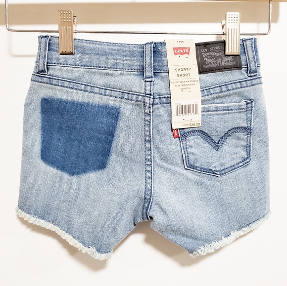 Levi's | Bottoms | Levis Girl Shorty Short Patch Shorts | Poshmark